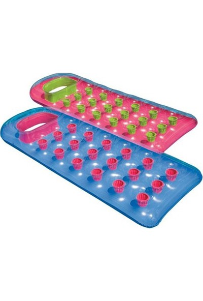 Intex Bardaklı Mavi & Kırmızı Yatak 188X71 Cm