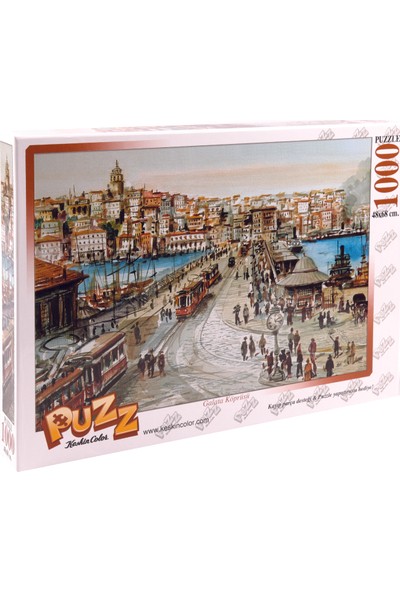 Puzz Puzzle Galata Köprüsü (1000 Parça)
