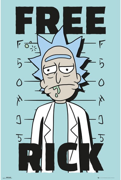 Rick And Morty Free Rick Maxi Poster