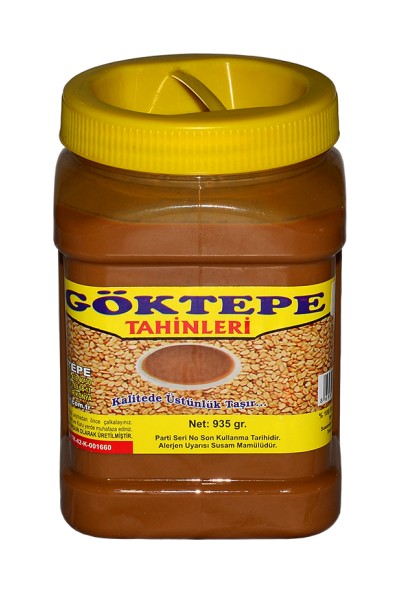 Göktepe Bozkır Tahini Kepekli 1 kg Göktepe Bozkır Tahini Kepekli 1 kg