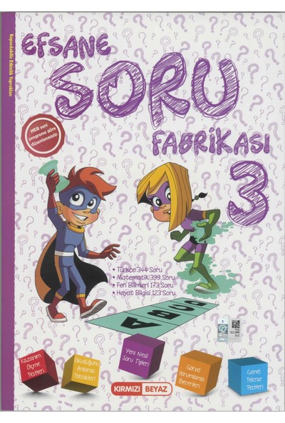 Kırmızı Beyaz 3. Sınıf Efsane Soru Fabrikası 3
