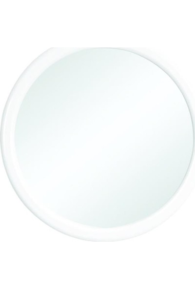 Çelik Ayna Yuvarlak Tek Ayna 47x38x48 cm