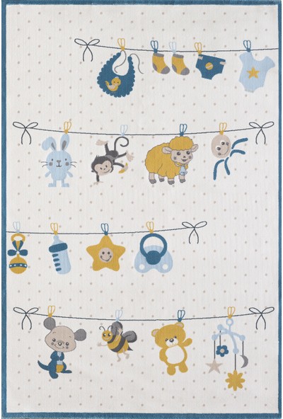 Pierre Cardin Çocuk Odası Halı 133 x 190 cm Hello Kids KD16A