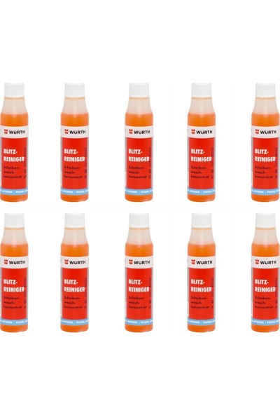 Würth Oto Konsantre Cam Suyu Temizleme Sabunu 32 ml 10'lu