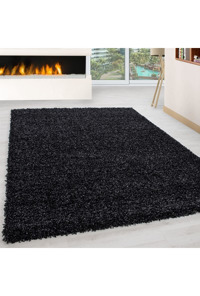 Ayyıldız Halı Shaggy Halı 30 Mm Antrazit Rengi 60X110 Cm Ayyıldız Halı Shaggy Halı 30 Mm Antrazit Rengi 60X110 Cm