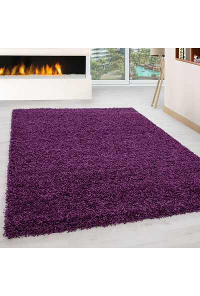 Ayyıldız Halı Shaggy Halı 30 Mm Mor Lila Renkli 60X110 Cm Ayyıldız Halı Shaggy Halı 30 Mm Mor Lila Renkli 60X110 Cm