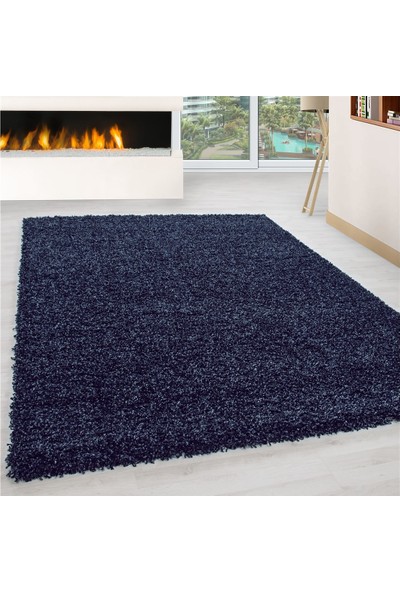 Ayyıldız Halı Shaggy Halı 30 Mm Lacivert Renkli 60X110 Cm