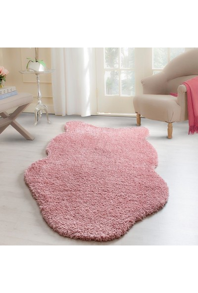 Ayyıldız Halı Halı Supersoft Shaggy Koyun Postu Formunda Uzun Tüylü Pembe Renkli 60X100 Cm Ayyıldız Halı Halı Supersoft Shaggy Koyun Postu Formunda Uzun Tüylü Pembe Renkli 60X100 Cm