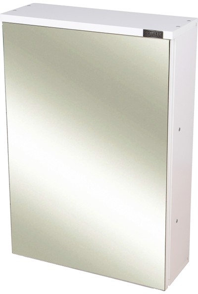 Merkez Mobilya Tek Kapaklı Aynalı Banyo Wc Dolabı