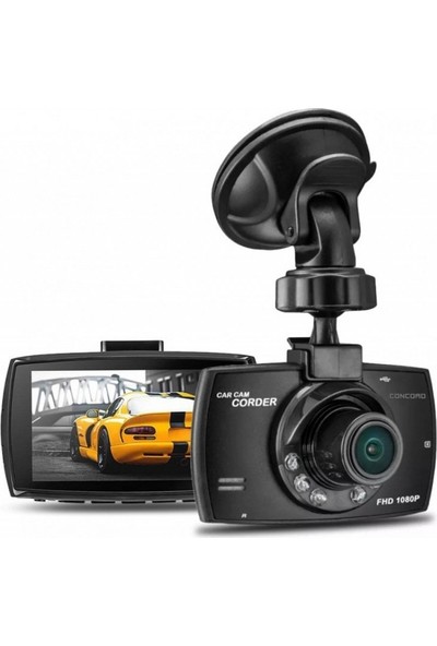 Concord 2.5 İnç TFT C-650 VGA G-Sensör Araç İçi Kamera