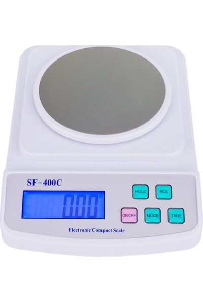 Sf-400C Dijital Hassas Terazi Tekstil Terazisi 600 Gr. Kapasite 0.01 Gr. Hassasiyet