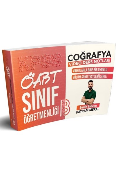 Benim Hocam 2019 ÖABT Sınıf Öğretmenliği Coğrafya Video Ders Notları - Bayram Meral Benim Hocam 2019 ÖABT Sınıf Öğretmenliği Coğrafya Video Ders Notları - Bayram Meral