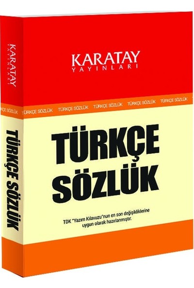 Türkçe Sözlük - Karatay - Cep Boy