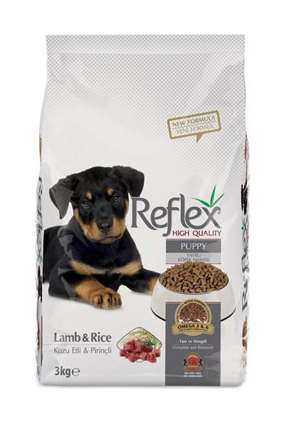 Reflex Puppy Lamp&Rice Kuzu Etli & Pirinçli Yavru Köpek Maması 3 Kg Reflex Puppy Lamp&Rice Kuzu Etli & Pirinçli Yavru Köpek Maması 3 Kg