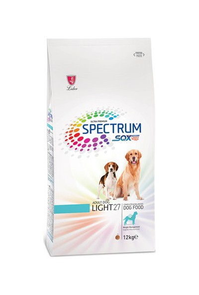 Spectrum Light27 Aşırı Kilo Almaya Yatkın Yetişkin Köpek Maması 12 Kg Spectrum Light27 Aşırı Kilo Almaya Yatkın Yetişkin Köpek Maması 12 Kg