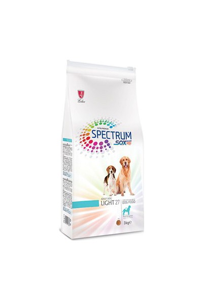 Spectrum Light27 Aşırı Kilo Almaya Yatkın Yetişkin Köpek Maması 3 Kg Spectrum Light27 Aşırı Kilo Almaya Yatkın Yetişkin Köpek Maması 3 Kg