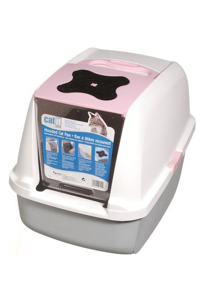 Catit Kapalı Kedi Tuvalet Kabini Pembe