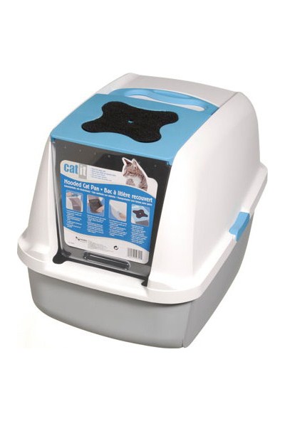 Catit Kapalı Kedi Tuvalet Kabini Mavi