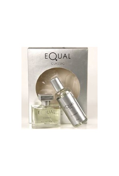 Equal Classic Edt 75 Ml Erkek Parfüm + 150 Ml Vücut Spreyi Set Equal Classic Edt 75 Ml Erkek Parfüm + 150 Ml Vücut Spreyi Set