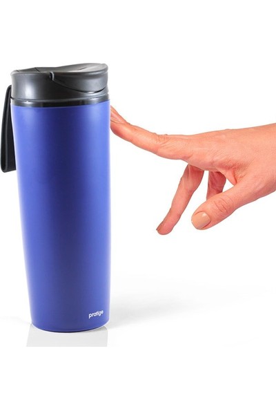 Pratigo Devrilmez & Sızdırmaz Mug Bardak Dış Cephe Mavi Pratigo Devrilmez & Sızdırmaz Mug Bardak Dış Cephe Mavi