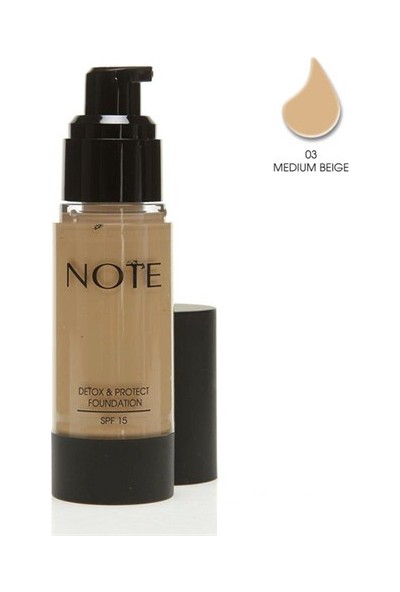 Note Detox Protect Fondöten 03 Note Detox Protect Fondöten 03