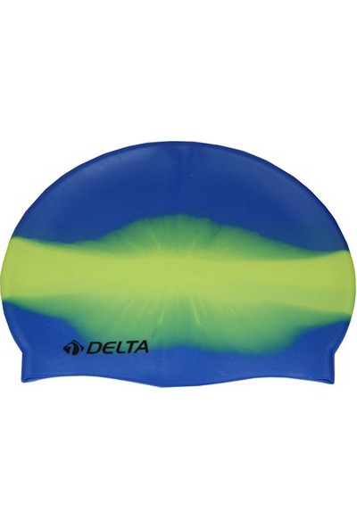 Delta Silikon Bone Yüzücü Havuz Deniz Bonesi (Gökkuşağı Desenli)