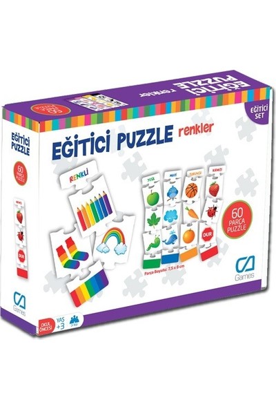 CA GamesEğitici Puzzle Renkler