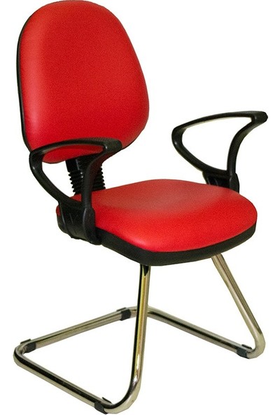 Üreten Burada Kozmo Şef Bekleme Koltuğu Z Ayak Kirmizi