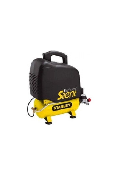 Stanley D115/8/6 Sıl Sessiz Yağsız Hava Kompresörü 6 lt