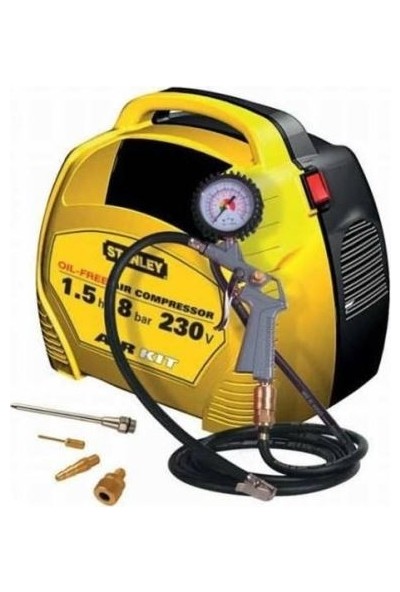 Stanley Air Kit Yağsız Tanksız Kompresör Stanley Air Kit Yağsız Tanksız Kompresör