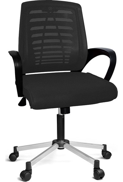 Türksit Karizma File Çalışma Koltuğu Krom Ayak Yeşil