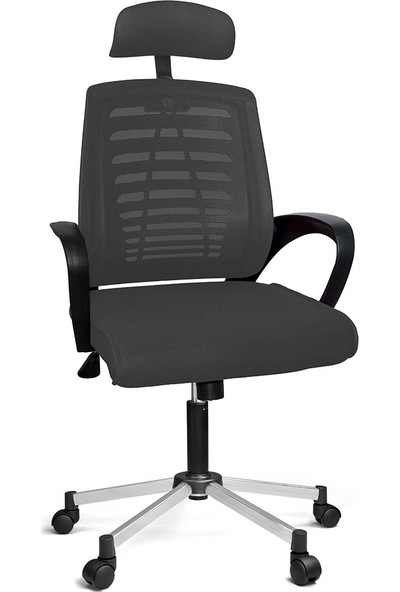 Türksit Karizma File Müdür Koltuk Krom Ayak Gri Türksit Karizma File Müdür Koltuk Krom Ayak Gri