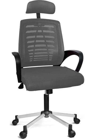 Türksit Karizma File Müdür Koltuk Krom Ayak Gri Türksit Karizma File Müdür Koltuk Krom Ayak Gri