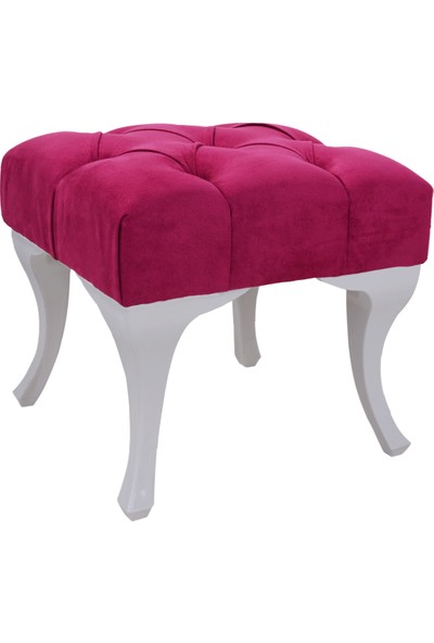 Mobil Deco Kapitoneli Puf 45x45 - Mürdüm