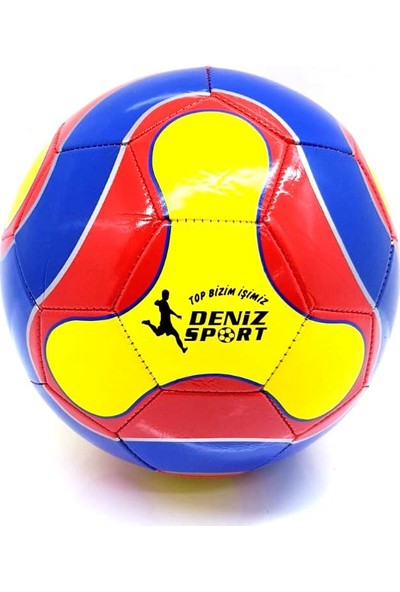 Deniz Sport 5 Numara Carissman Futbol Topu Mavi