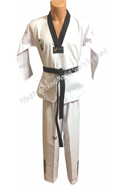 Siyah Yaka Taekwondo Elbisesi Pitbull Siyah Yaka Tekvando Elbisesi