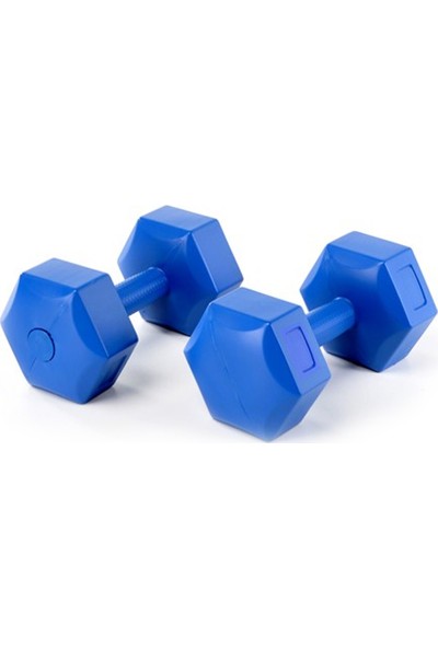 Mrtspor Köşeli Plastik Dambıl Set Kutuda Çift