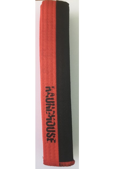 Pitbull Poom Kuşak Kırmızı Siyah Taekwondo Kuşağı Pum Kuşak