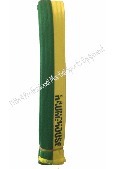 Pitbull Sarı Yeşil Taekwondo Kuşağı