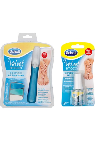 Scholl Elektronik Tırnak Bakım Seti & Tırnak Bakıkm Yağı 7.5ml Scholl Elektronik Tırnak Bakım Seti & Tırnak Bakıkm Yağı 7.5ml