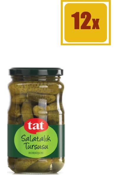 Tat Kornişon Turşu 680 gr 12'li Set Tat Kornişon Turşu 680 gr 12'li Set