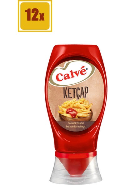 Calve Ketçap Tatlı 250 gr 12'li Set