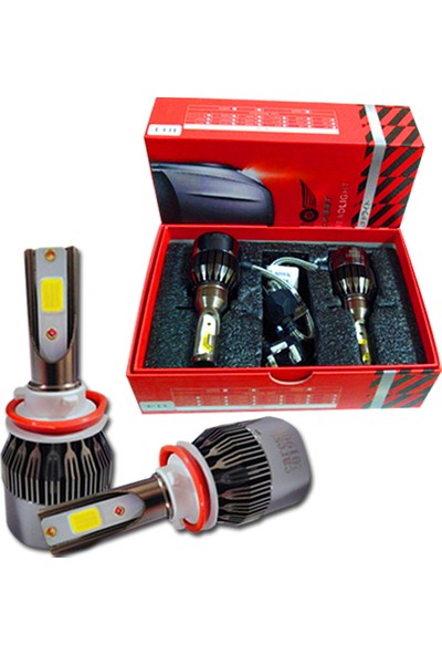 Gold Citroen C3 (Uzun Uyumlu Far) H1 Led Xenon Far 6000K Beyaz Renk