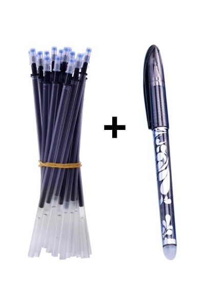 İşkur Makine Isı İle Uçan Silinebilen Refill Kalem İçi Ve Kalem Siyah 11 Adet İşkur Makine Isı İle Uçan Silinebilen Refill Kalem İçi Ve Kalem Siyah 11 Adet