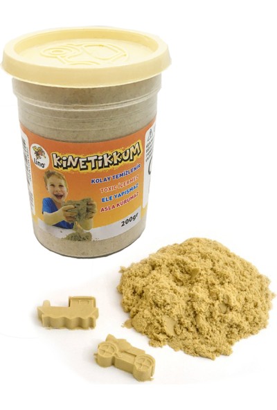 Lino Kinetik Kum 200 gr Doğal