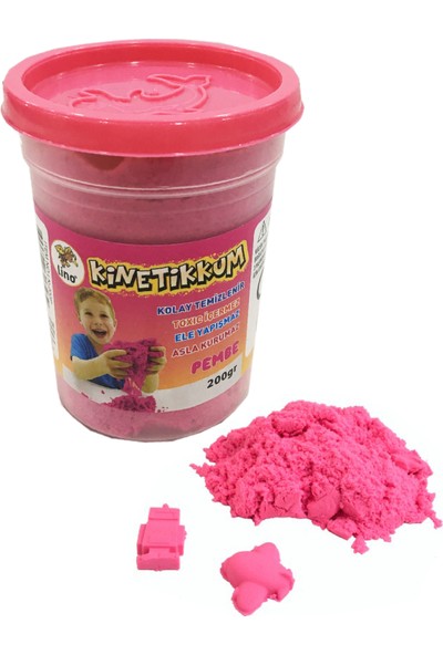 Lino Kinetik Kum 200 gr Pembe Lino Kinetik Kum 200 gr Pembe