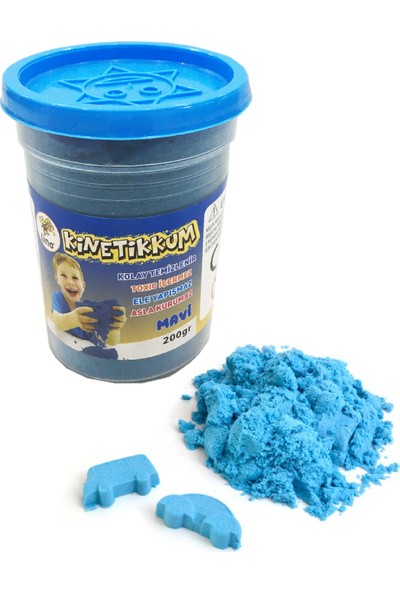 Lino Kinetik Kum 200 gr Mavi Lino Kinetik Kum 200 gr Mavi