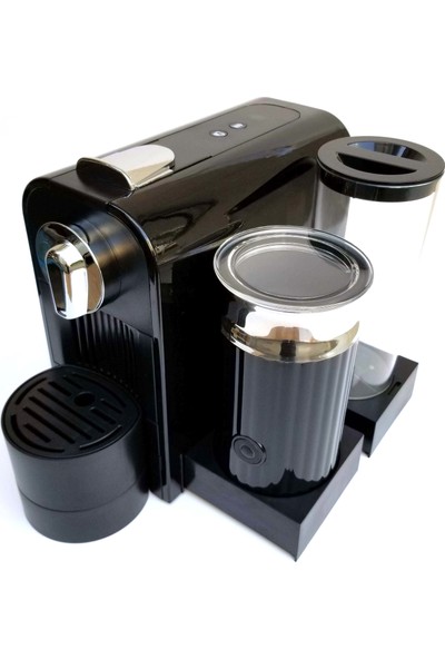 ESPRESSOMM Latte Kapsül Kahve Makinesi Siyah - Nespresso Uyumlu ESPRESSOMM Latte Kapsül Kahve Makinesi Siyah - Nespresso Uyumlu