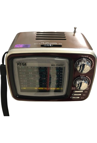 Mega Nostaljibluetooth Fm Radyo