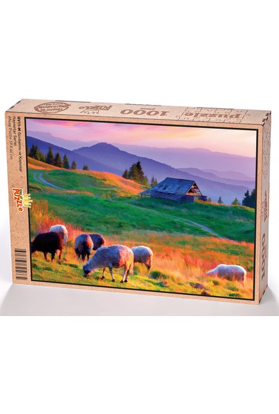 King Of Puzzle Günbatımı ve Koyunlar Ahşap Puzzle 1000 Parça (HV11-M) King Of Puzzle Günbatımı ve Koyunlar Ahşap Puzzle 1000 Parça (HV11-M)